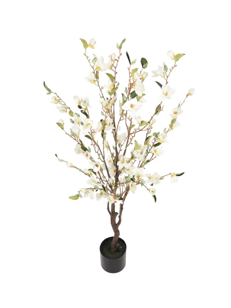 Kunstmagnolia Boompje Flora 130cm - Kunstpalm.nl