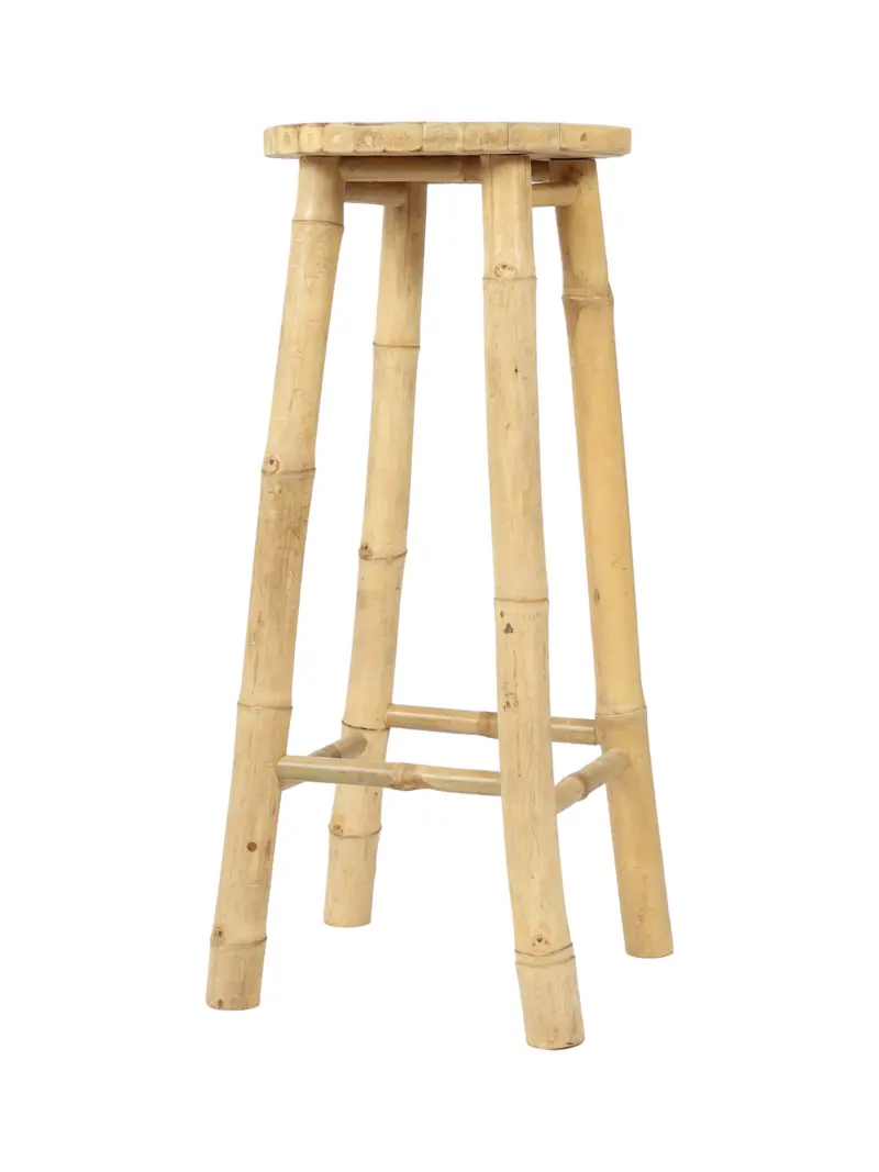 Bamboe Kruk 70cm - Kunstpalm.nl